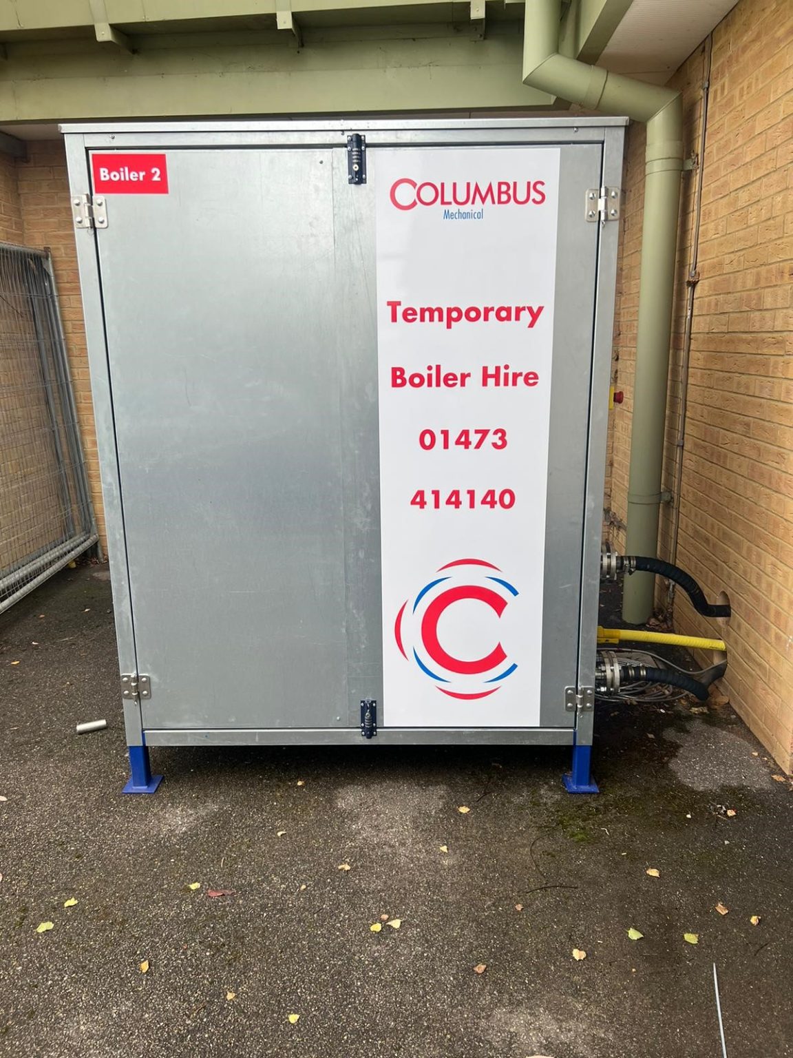 Temporary boiler Hire - Columbus Commercial